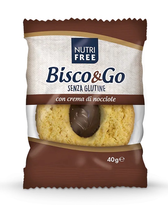 Biscotti Farciti Senza Glutine Bisco&Go! Crema di Nocciole Monoporzione ...