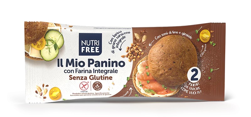 Panino Integrale Senza Glutine Il mio Panino - Nutrifree | Nutrifree ...